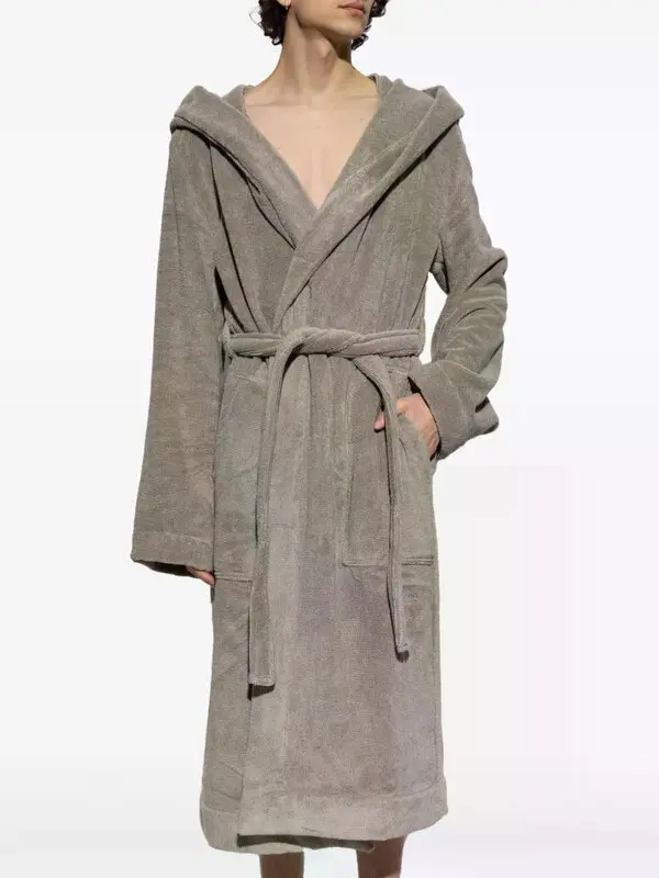 Rick Owens Cotton Bath Robe - Neutrals