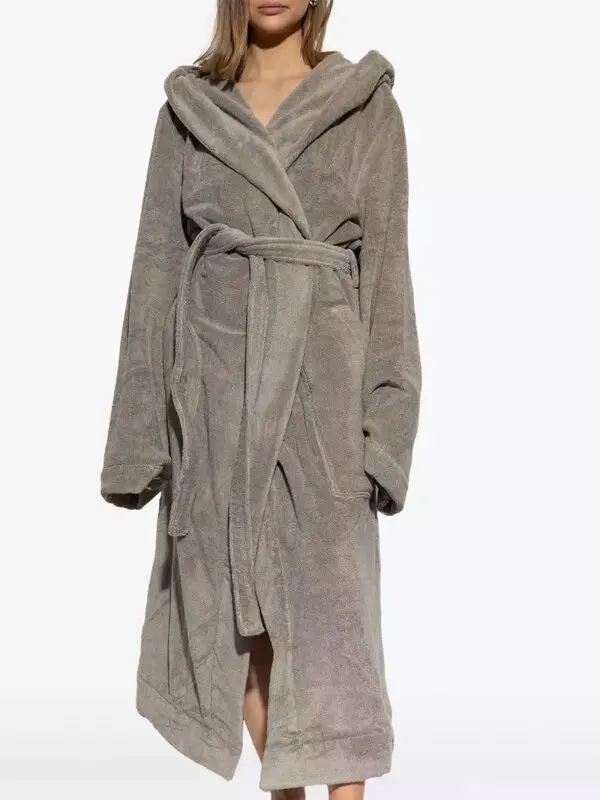 Rick Owens Cotton Bath Robe - Neutrals