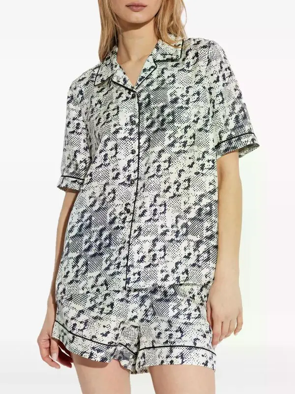 Tory Burch Monogram Shirt - White