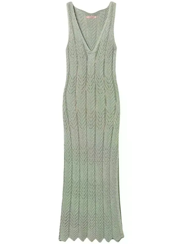 white knit cover up dress Diamond Crochet Knit Cover Up Dress – SAACHI main image 0