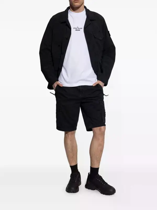 Stone Island Creased Multi-pocket Shirt Jacket