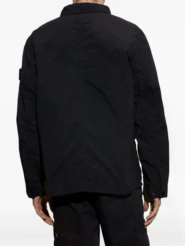 Stone Island Creased Multi-pocket Shirt Jacket