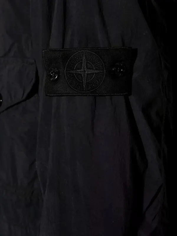 Stone Island Creased Multi-pocket Shirt Jacket