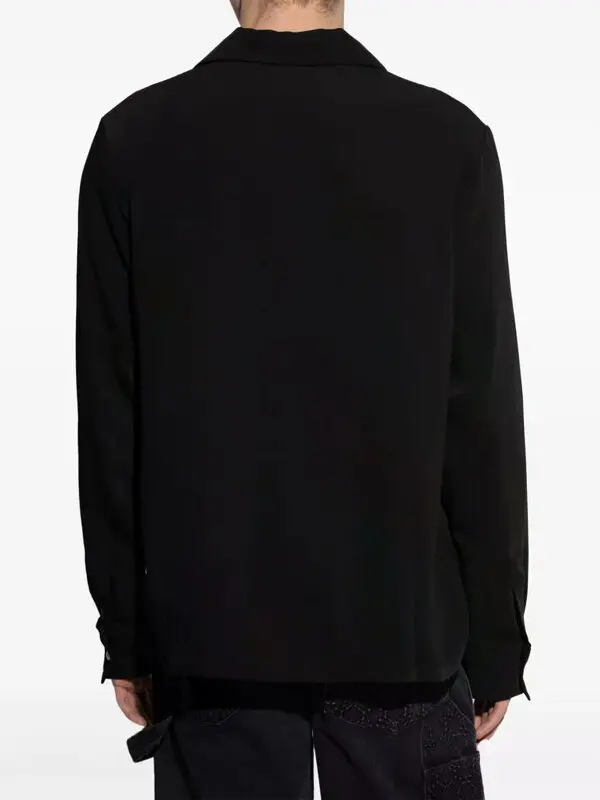 Amiri Logo-embroidered Collar Shirt