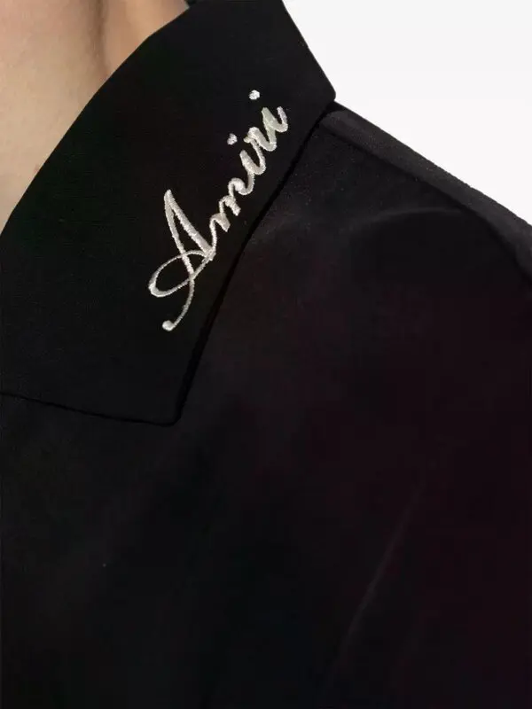 Amiri Logo-embroidered Collar Shirt