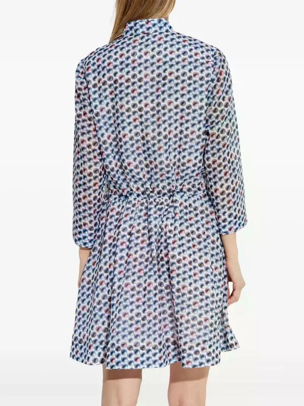 Tory Burch Printed Mini Dress - Blue