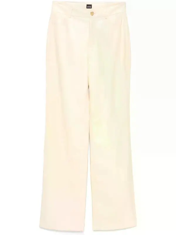 BOSS Faux-leather Trousers