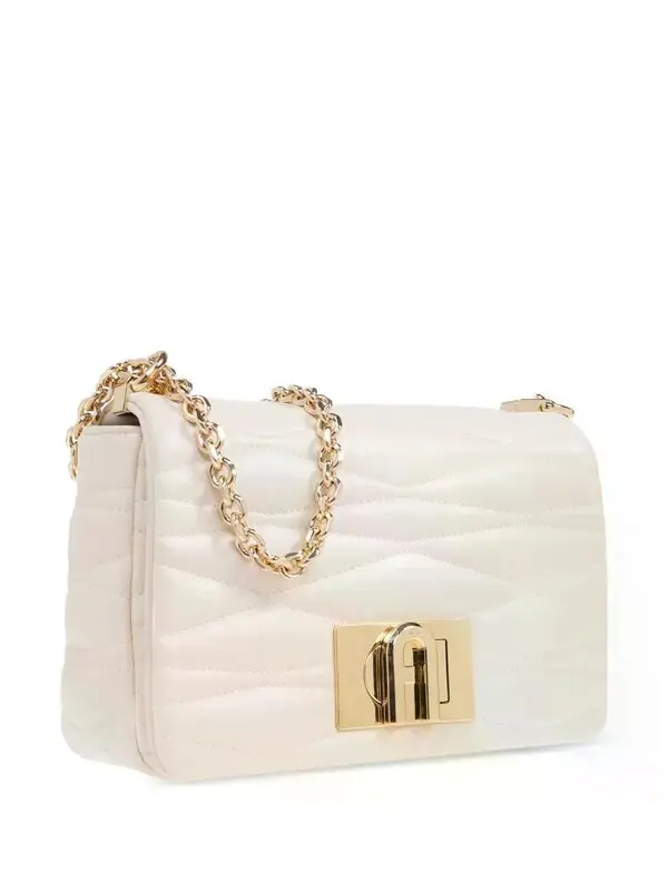 Furla Quilted Crossbody Bag - White