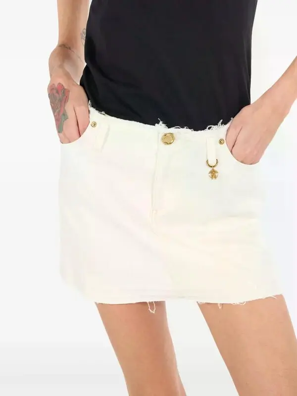 Roberto Cavalli Denim Mini Skirt