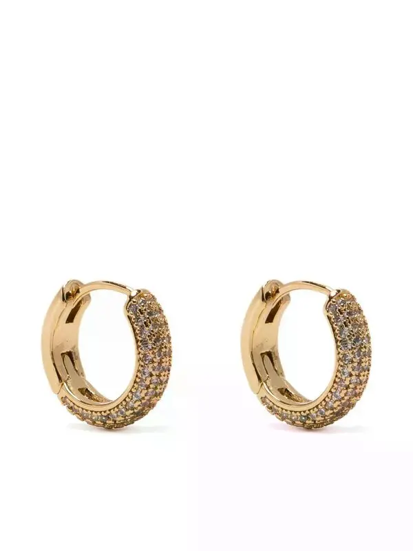 Kate Spade New York Pave Huggie Earrings - Gold