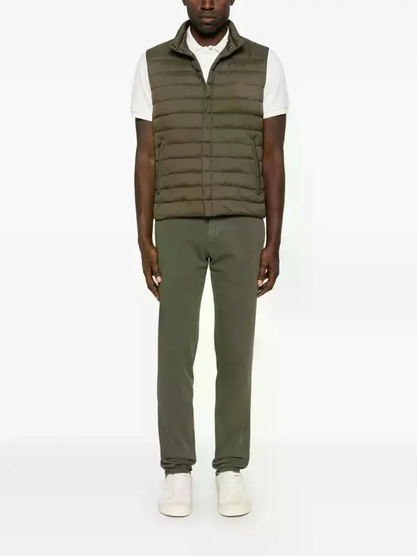 Incotex Twill Tapered Trousers - Green