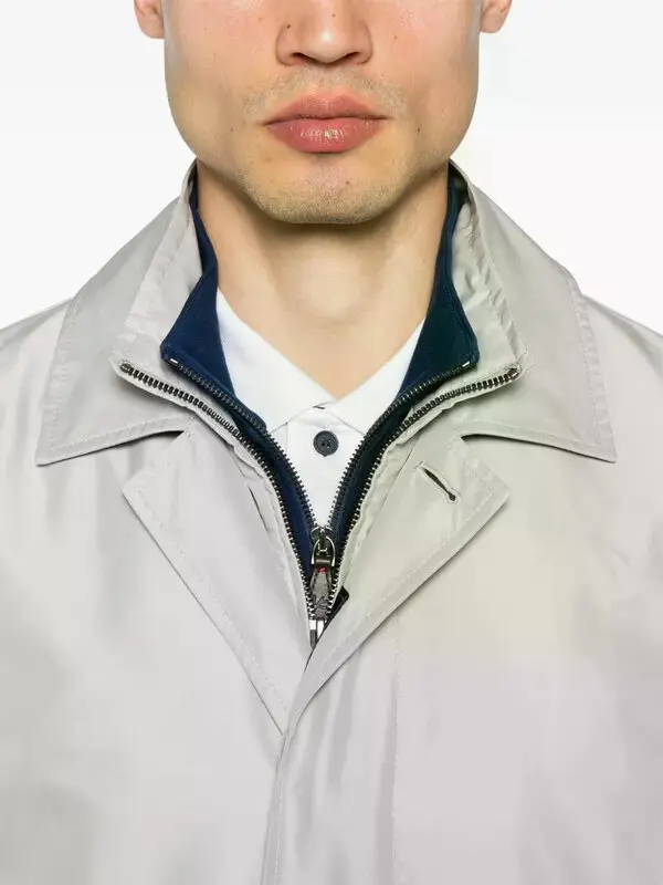 FAY Layered Coat - Grey