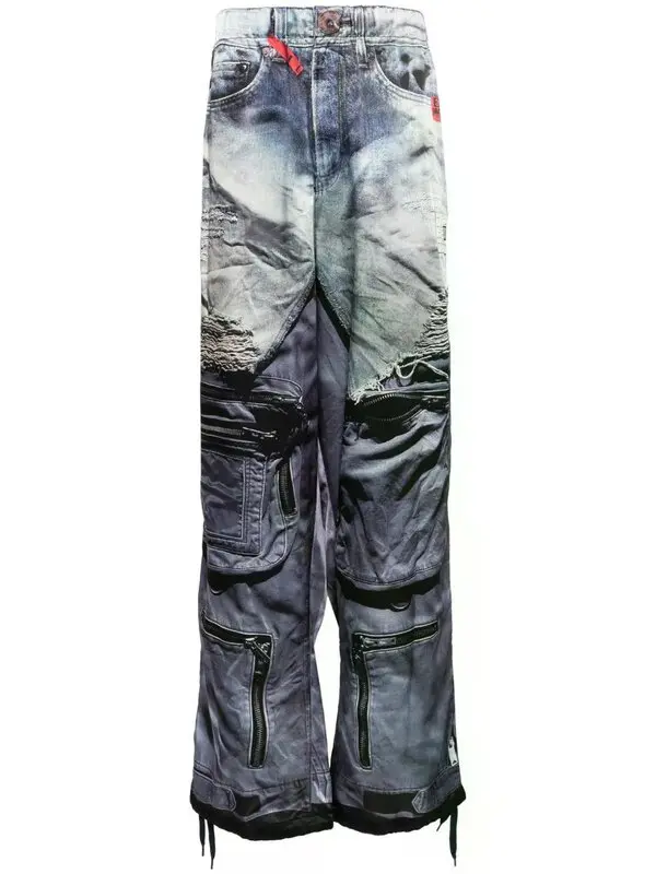 Mihara Yasuhiro X T.a.t.a Trompe-l'oeil Archive Printed Trousers