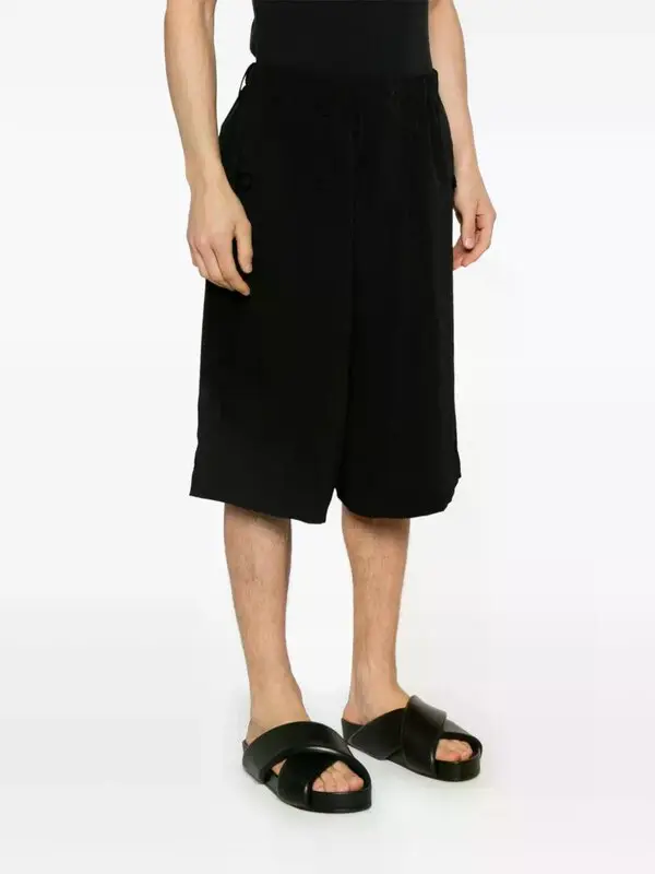 Yohji Yamamoto Decorative-tabs Shorts