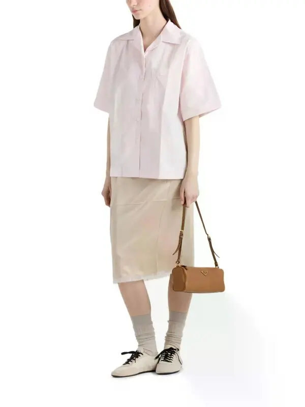 Prada Leather Shoulder Bag - Brown