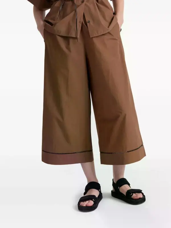 YVES SALOMON Cropped Trousers