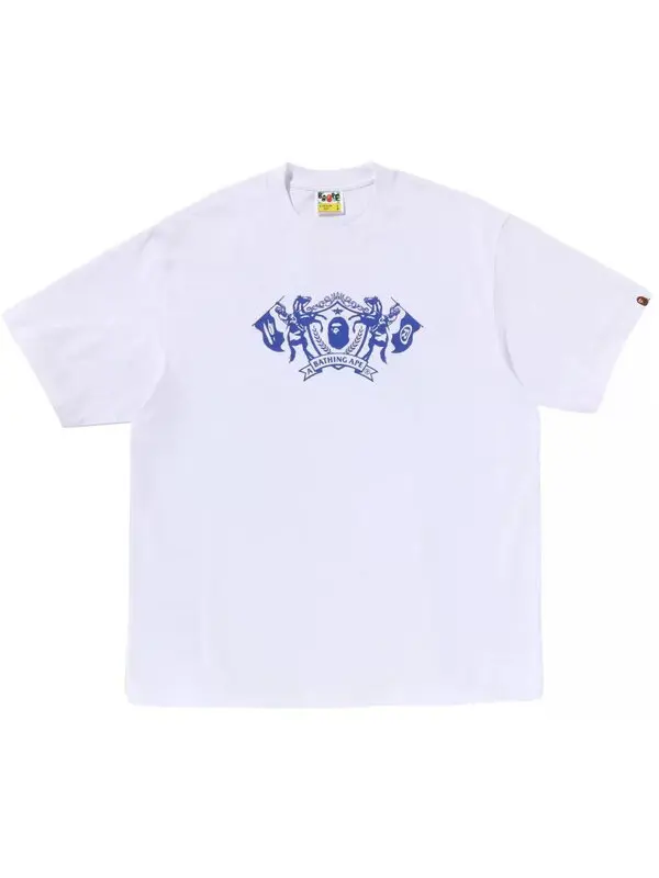 A BATHING APE Cotton T-shirt - White