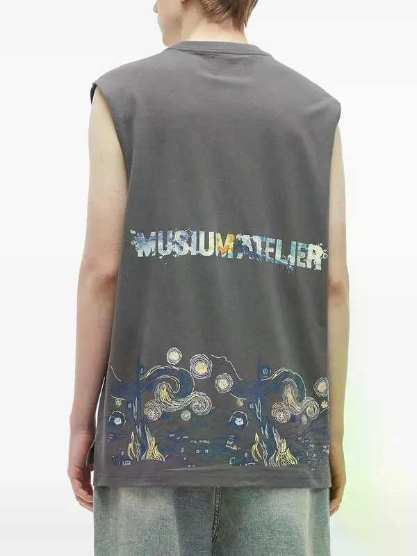 MUSIUM DIV. Cotton Tank Top - Grey