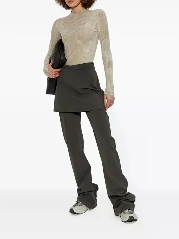 ROA Fine Ribbed Long Sleeve Top