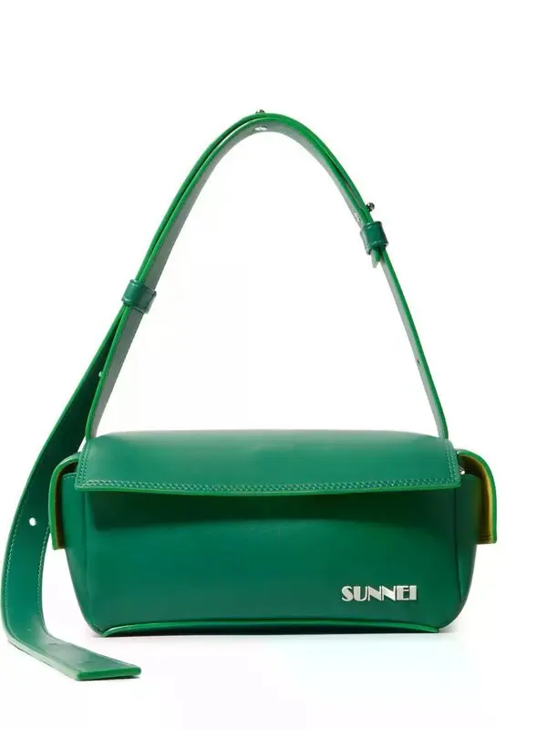 Sunnei Small Labauletto Shoulder Bag - Green
