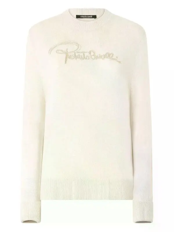 Roberto Cavalli Logo-embroidered Sweater