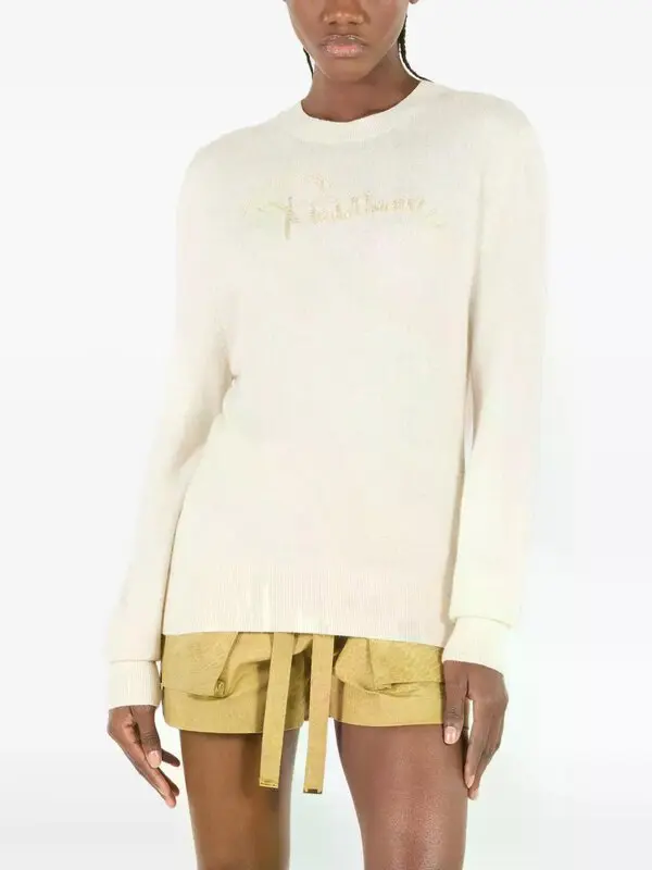 Roberto Cavalli Logo-embroidered Sweater