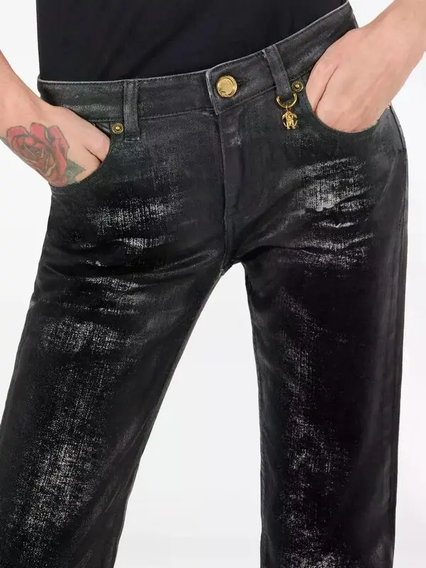 Roberto Cavalli Distressed Flared Jeans