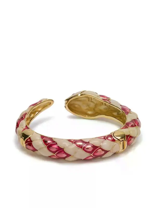 Roberto Cavalli Snake Cuff Bracelet