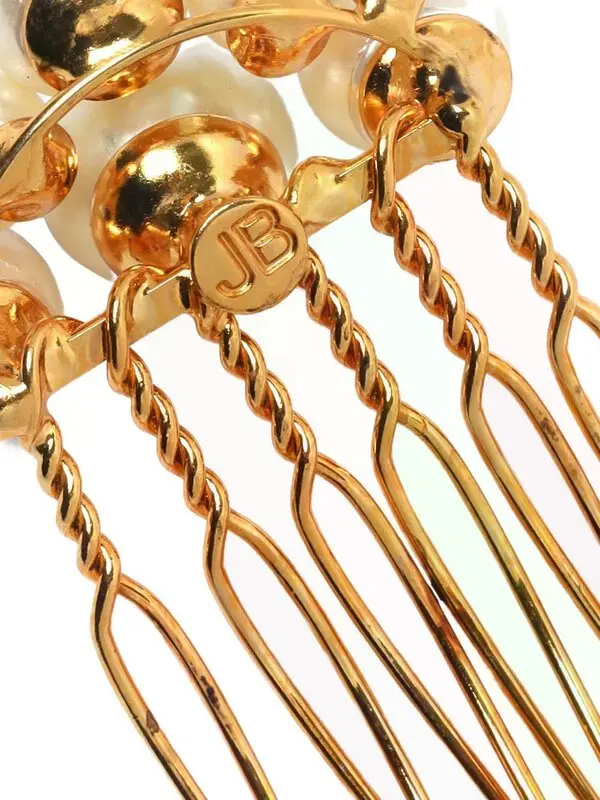 Jennifer Behr Pearl Hair Comb Set In Gold - 39% Off  display picture 3