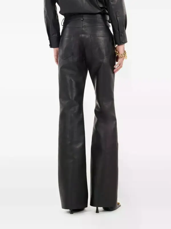 Roberto Cavalli Floral-embroidery Flared Trousers