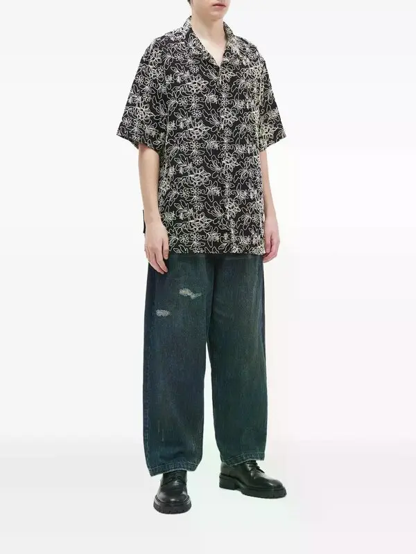 MUSIUM DIV. Floral-print Shirt