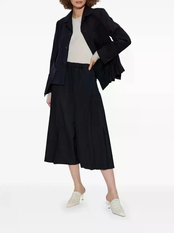 Comme Des Garçons Semi-sheer Blouse - White