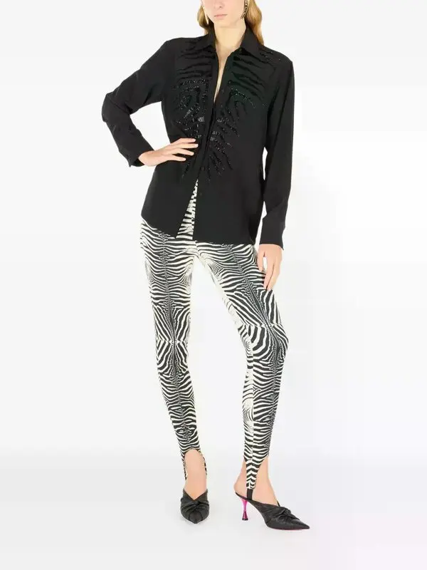 Roberto Cavalli Sequin-embellished Shirt