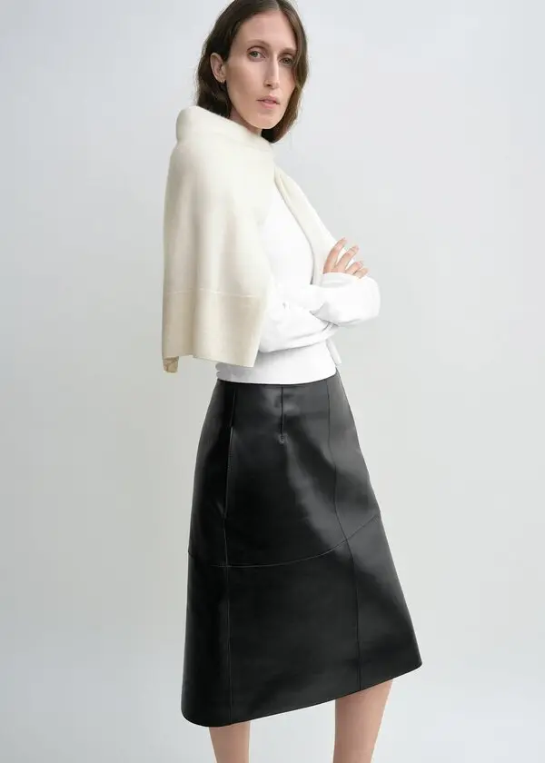 TOTEME Compact Cotton Top - White