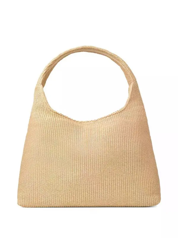 JIMMY CHOO Shoulder Bag With Embroidered Logo - Neutrals