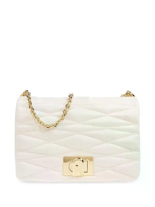 Furla Quilted Tote Bag - Neutrals