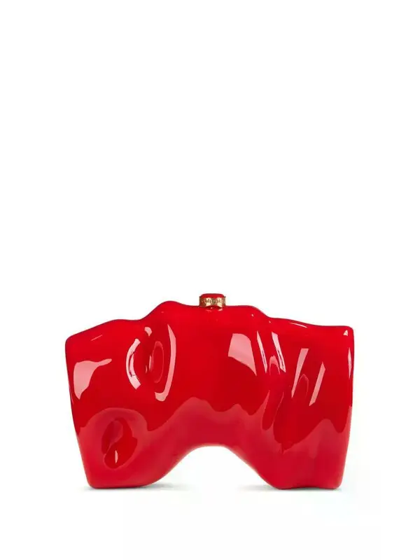Cult Gaia Scrunch Clutch - Red