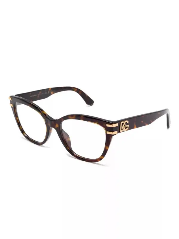 Dolce & Gabbana Tortoiseshell Glasses - Brown