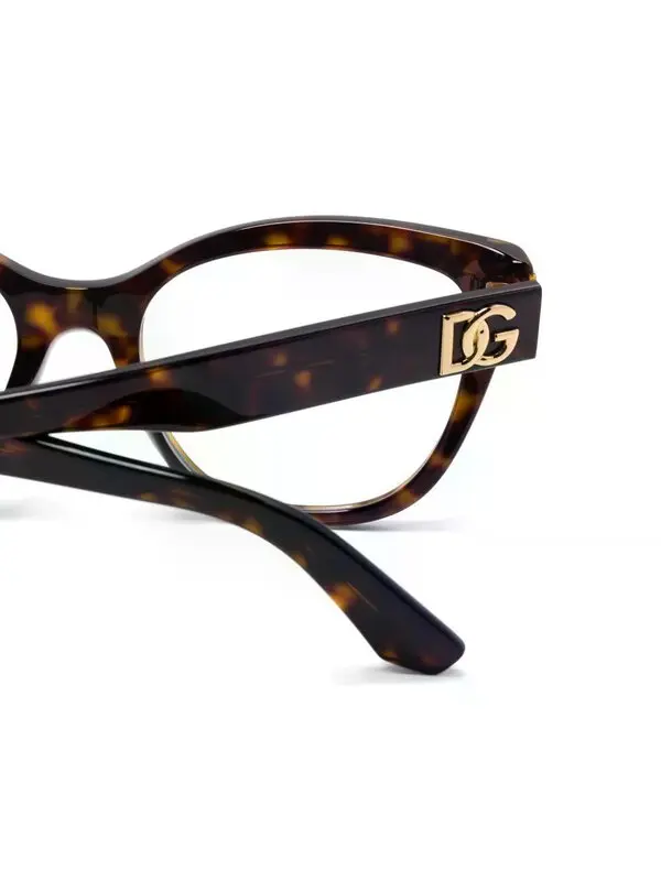 Dolce & Gabbana Tortoiseshell Glasses - Brown