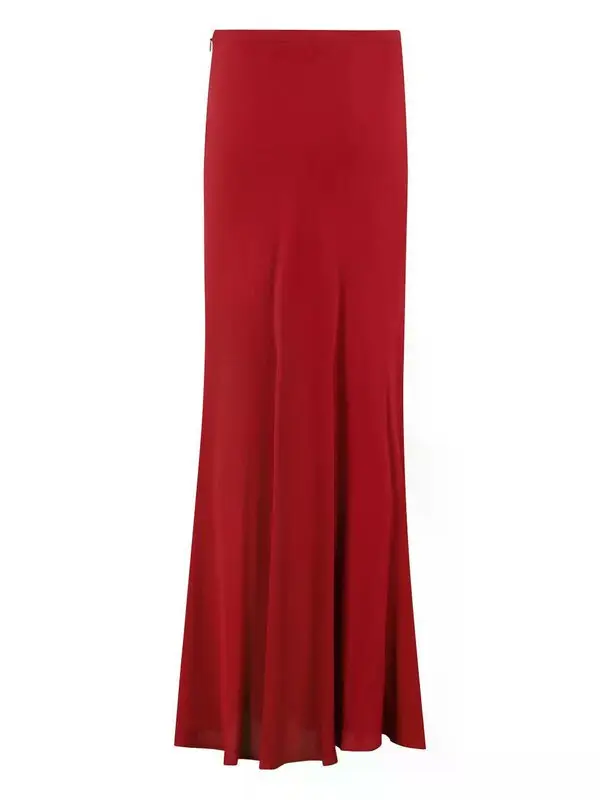 Federica Tosi Flared Long Skirt - Red
