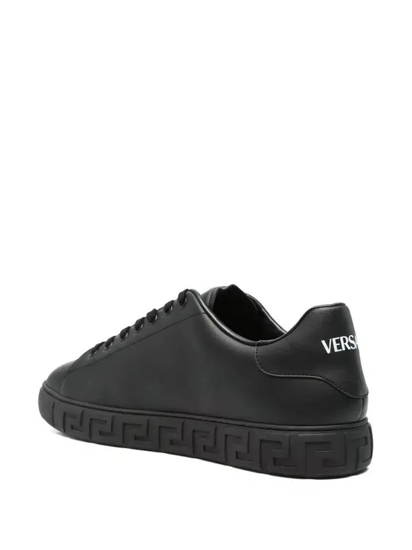 Versace Greca Logo Sneakers - Black