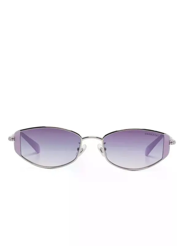 SWAROVSKI Cat-eye Sunglasses - Silver