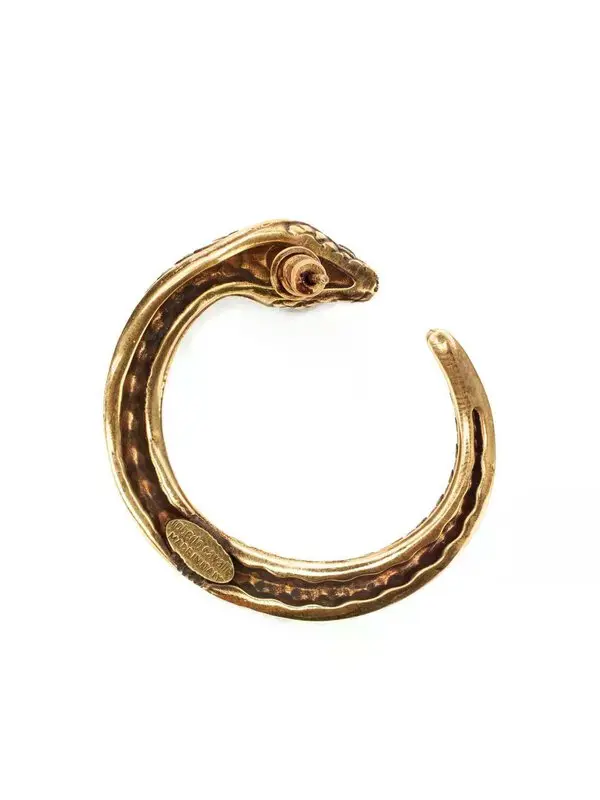 Roberto Cavalli Snake Motif Earrings