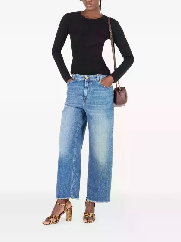 Roberto Cavalli High-waisted Wide-leg Jeans