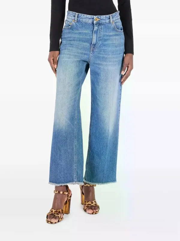 Roberto Cavalli High-waisted Wide-leg Jeans
