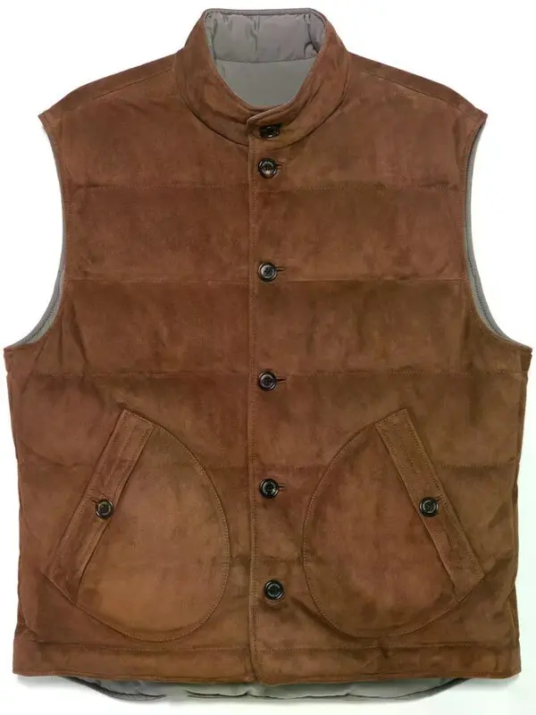 Ralph Lauren Purple Label Suede Gilet