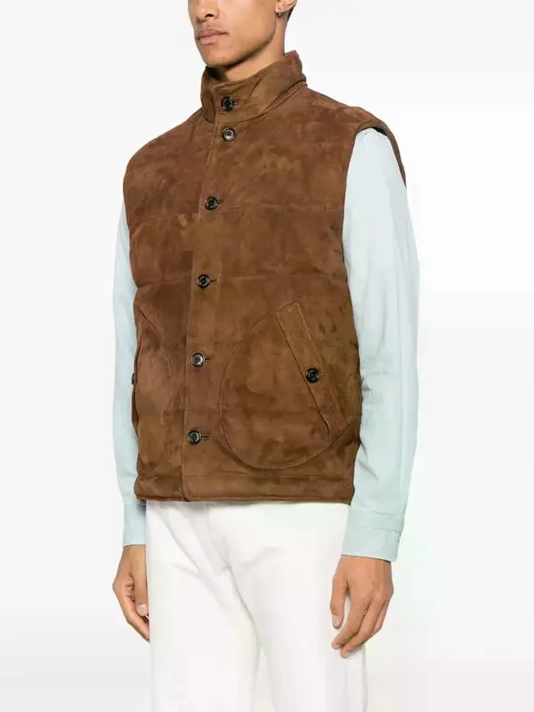 Ralph Lauren Purple Label Suede Gilet