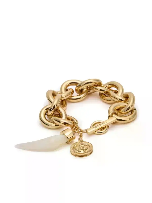 Roberto Cavalli Chain-link Bracelet - Gold