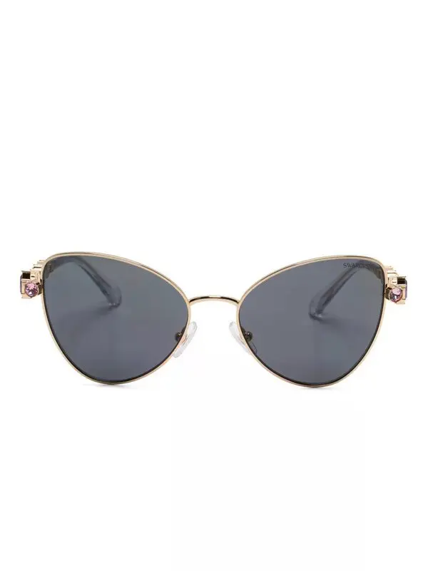 SWAROVSKI Cat-eye Sunglasses - Gold