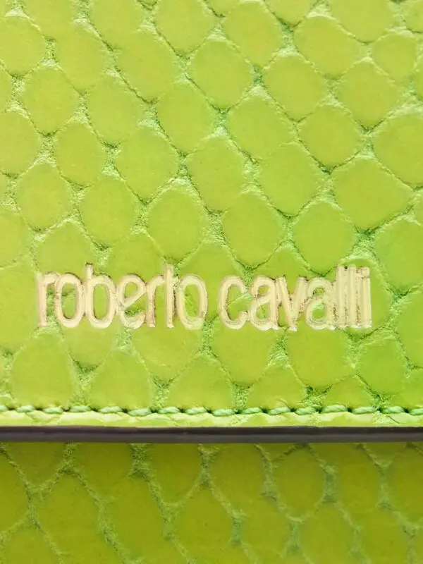 Roberto Cavalli Leather Wallet - Green